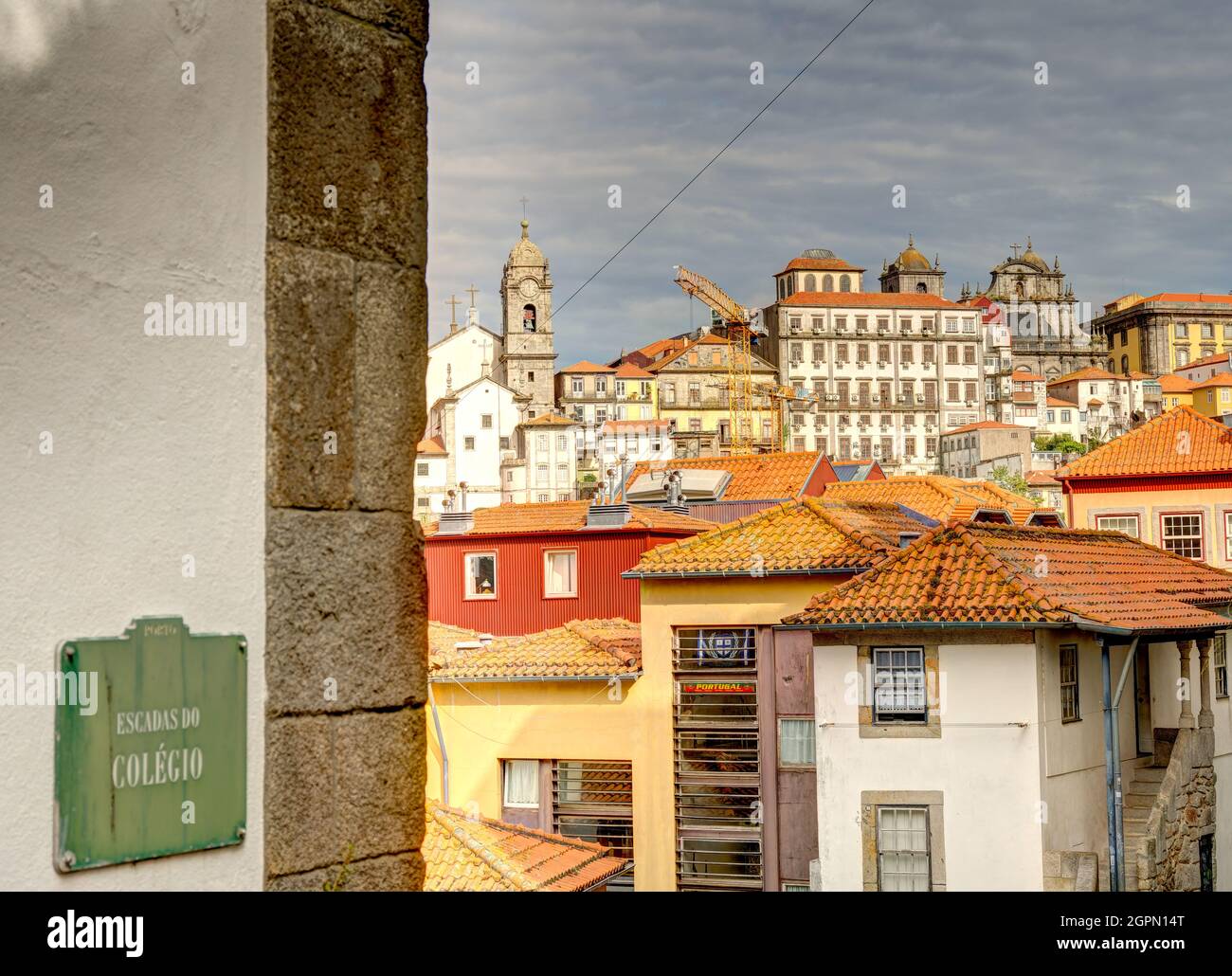 Porto landmarks, Portugal, HDR Image Stock Photo - Alamy