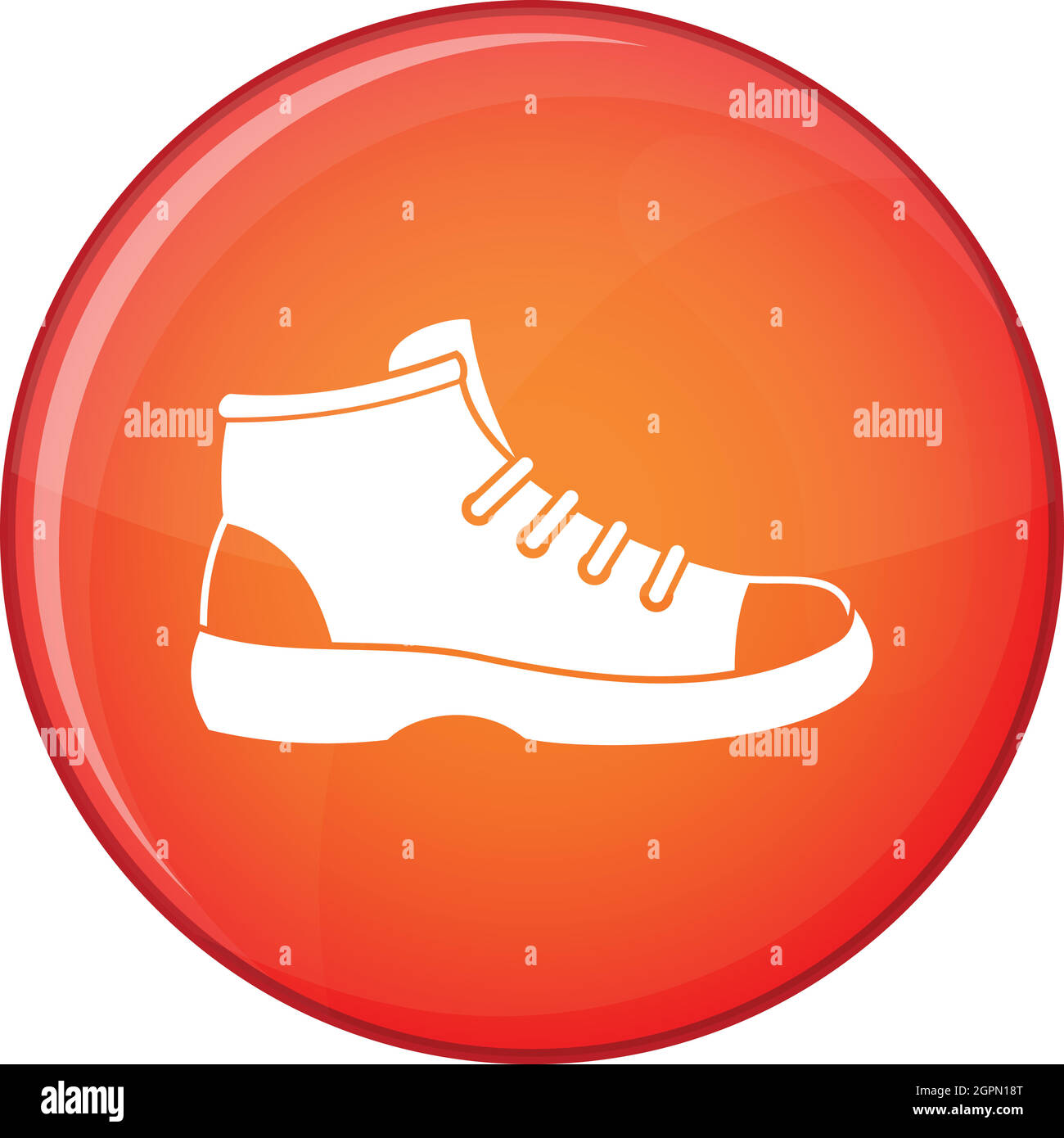 Tourist Shoe Icon Flat Style Stock Vector Image And Art Alamy