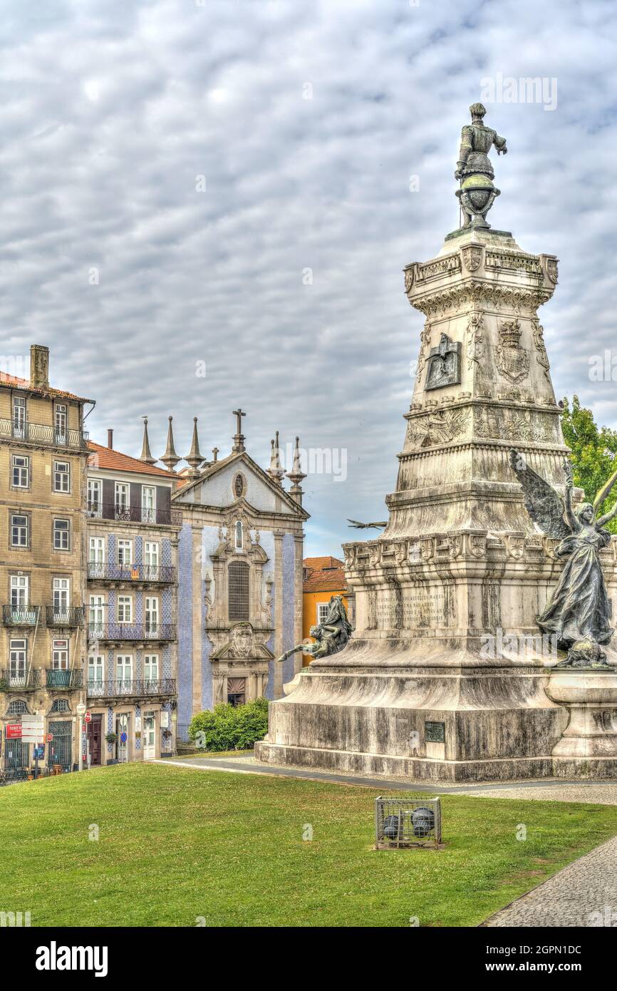 Porto landmarks, Portugal, HDR Image Stock Photo - Alamy