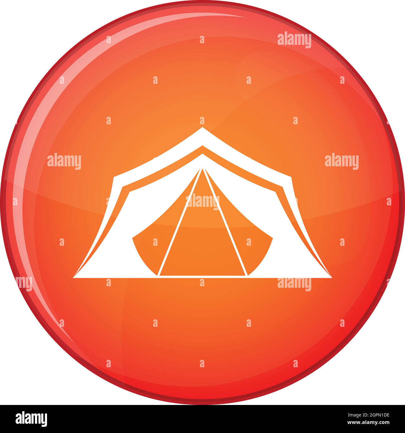 Dome tent icon hi-res stock photography and images - Alamy