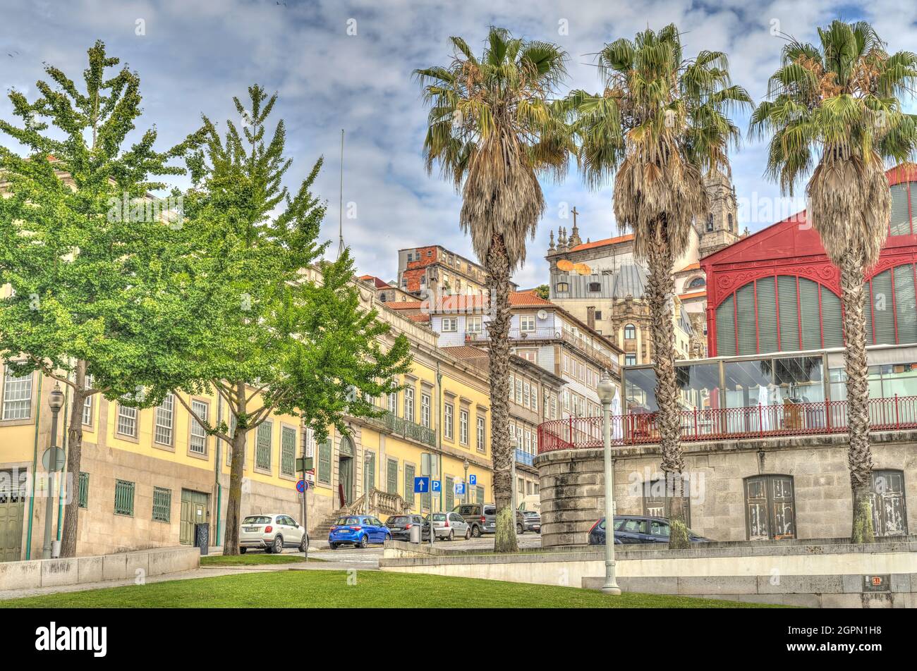 Porto landmarks, Portugal, HDR Image Stock Photo - Alamy