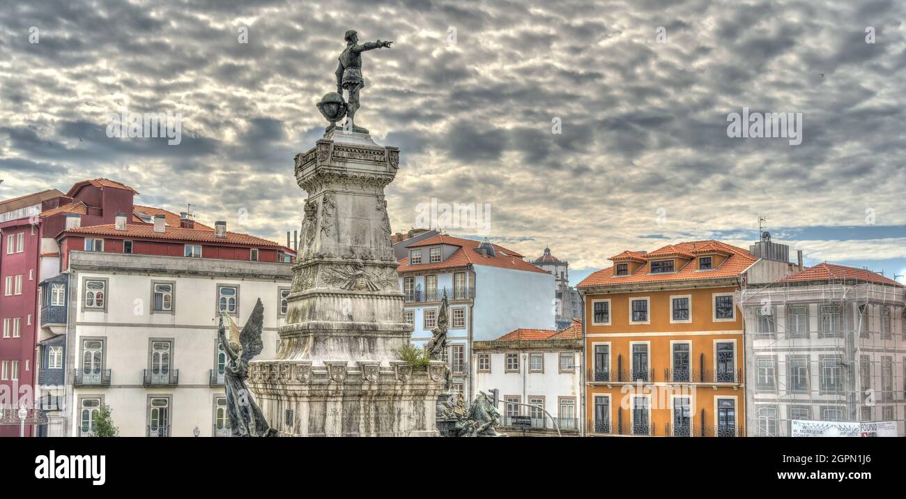 Porto landmarks, Portugal, HDR Image Stock Photo - Alamy