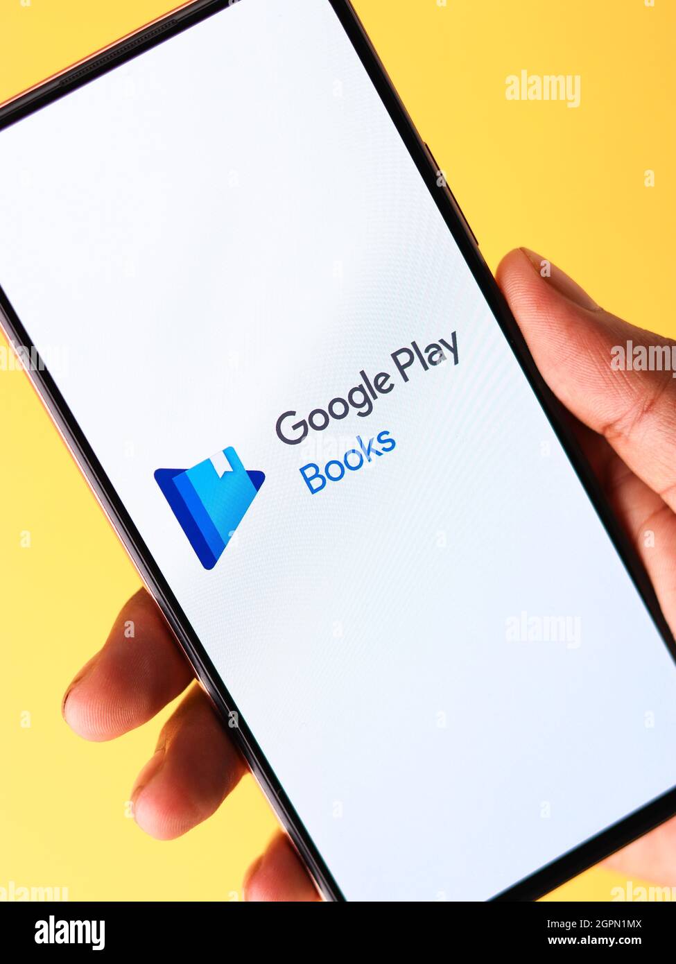 West Bangal, India - September 28, 2021 : Google play book logo on ...