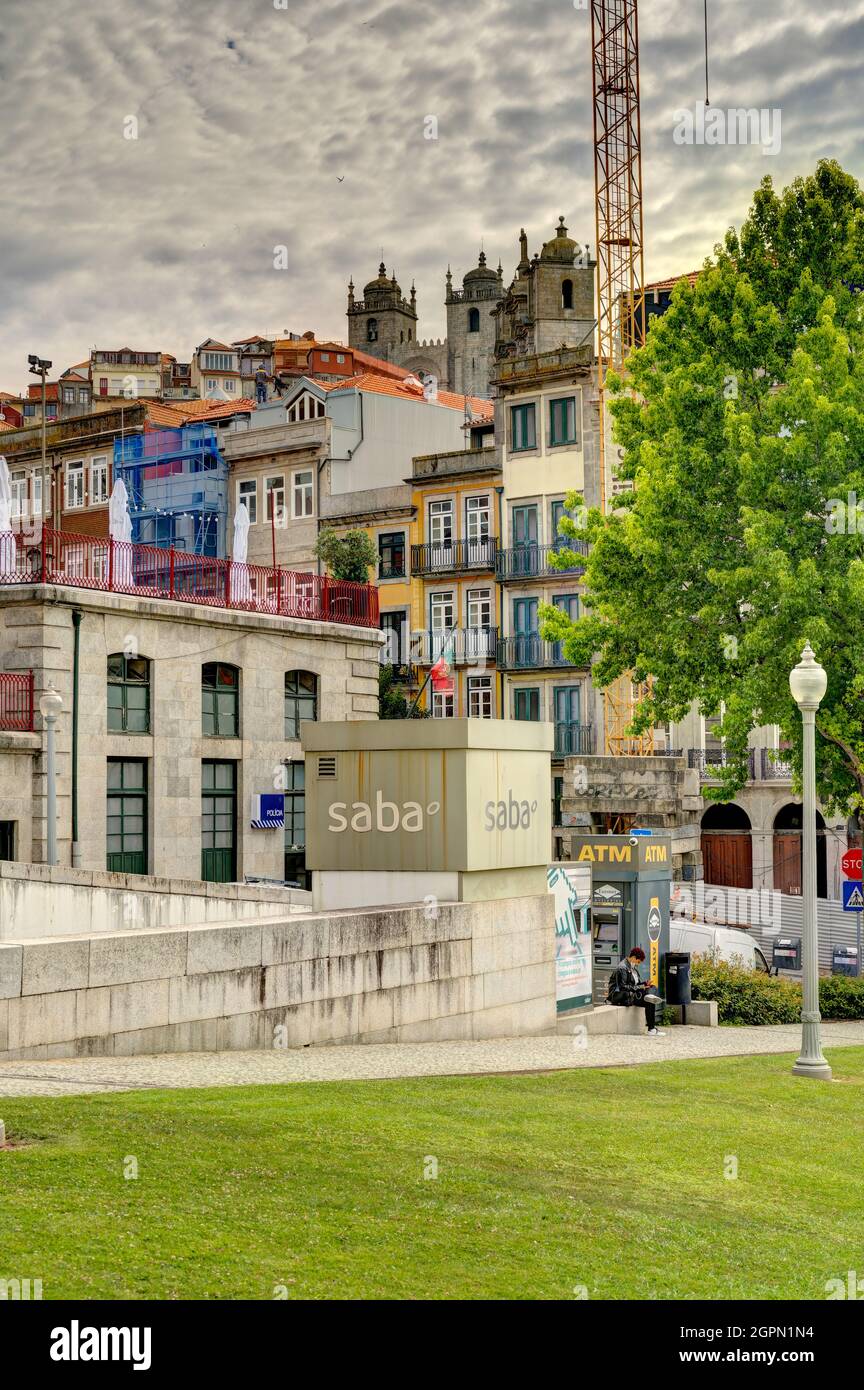 Porto landmarks, Portugal, HDR Image Stock Photo - Alamy