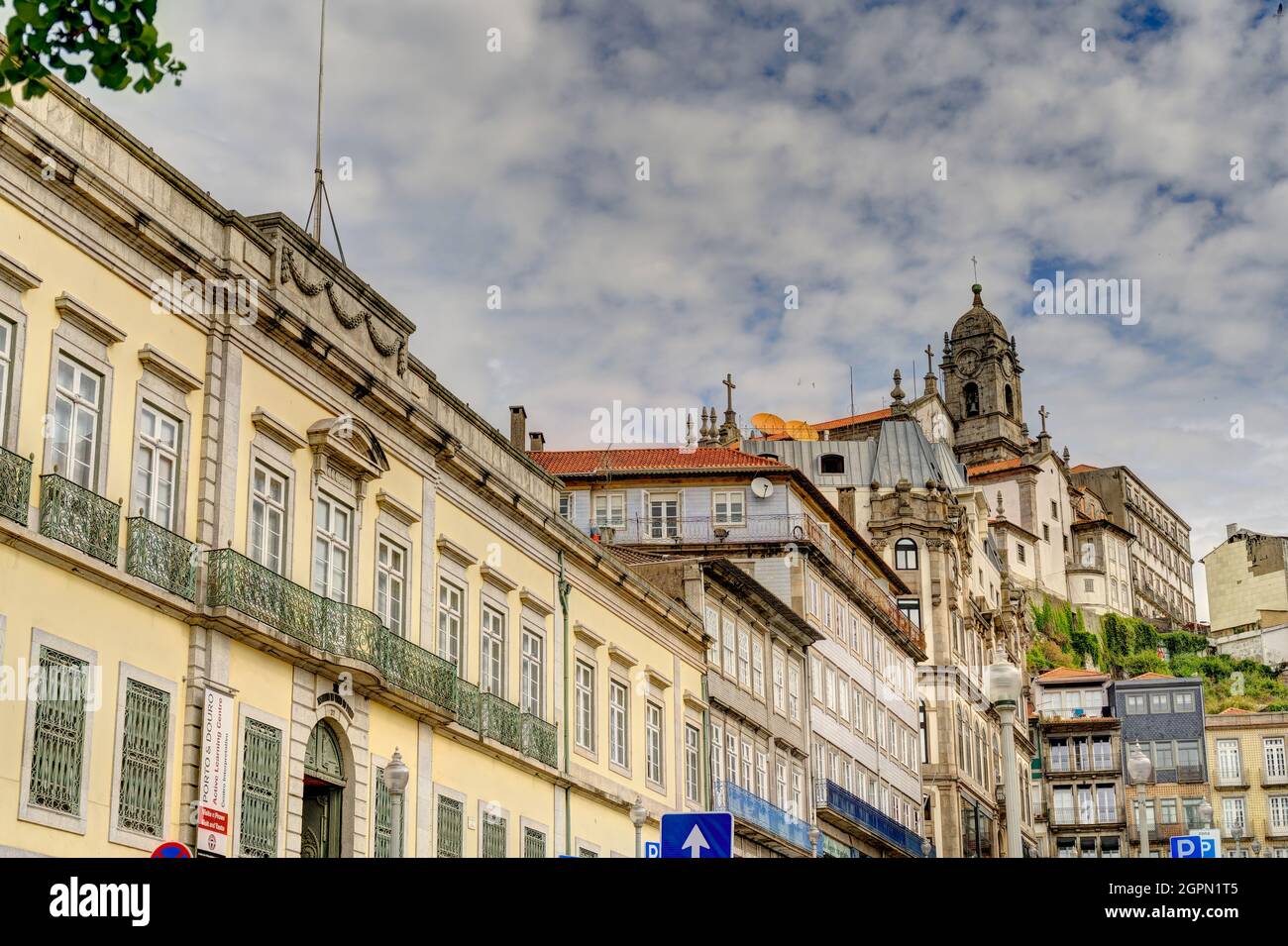 Porto landmarks, Portugal, HDR Image Stock Photo - Alamy
