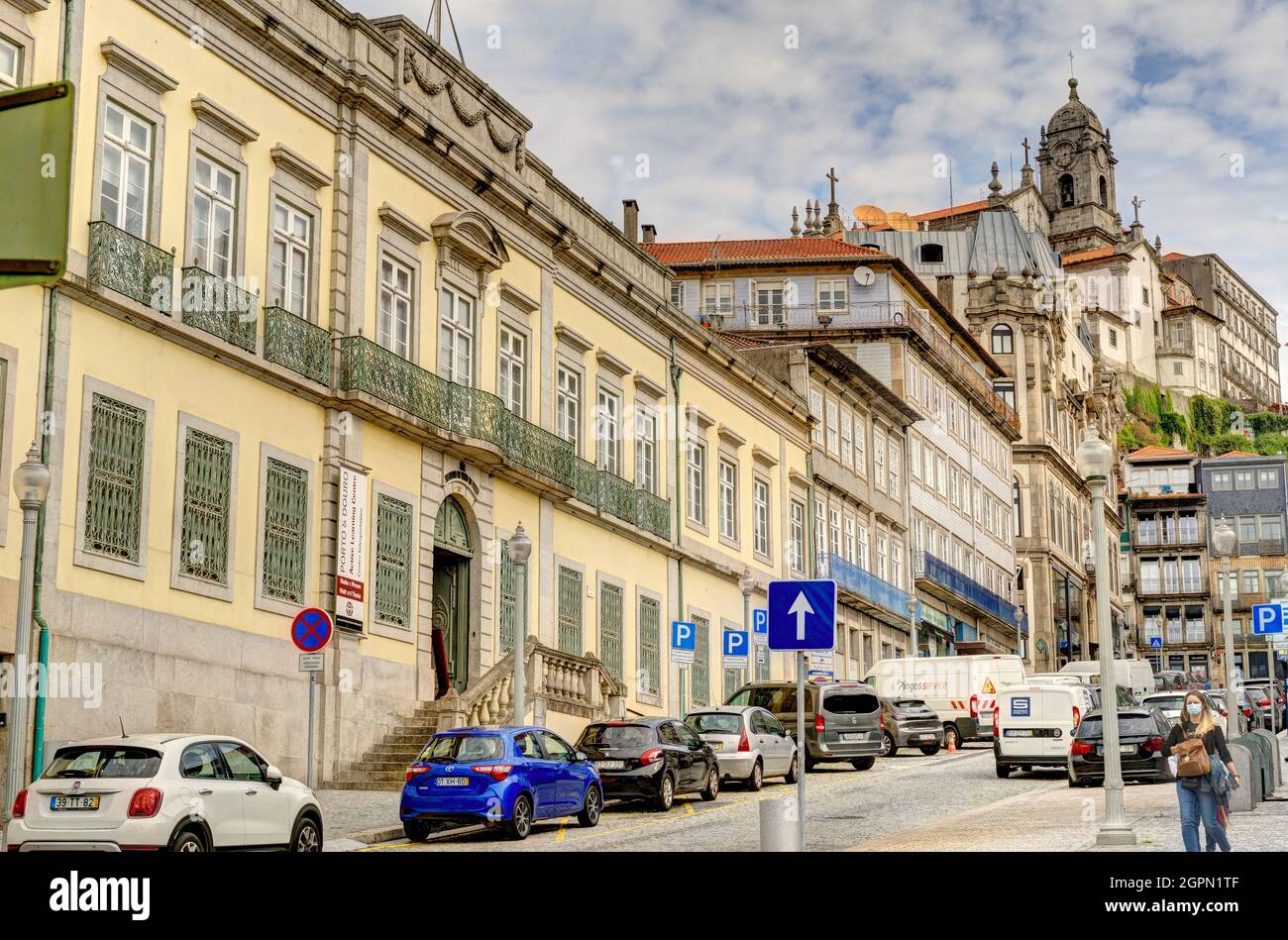 Porto landmarks, Portugal, HDR Image Stock Photo - Alamy