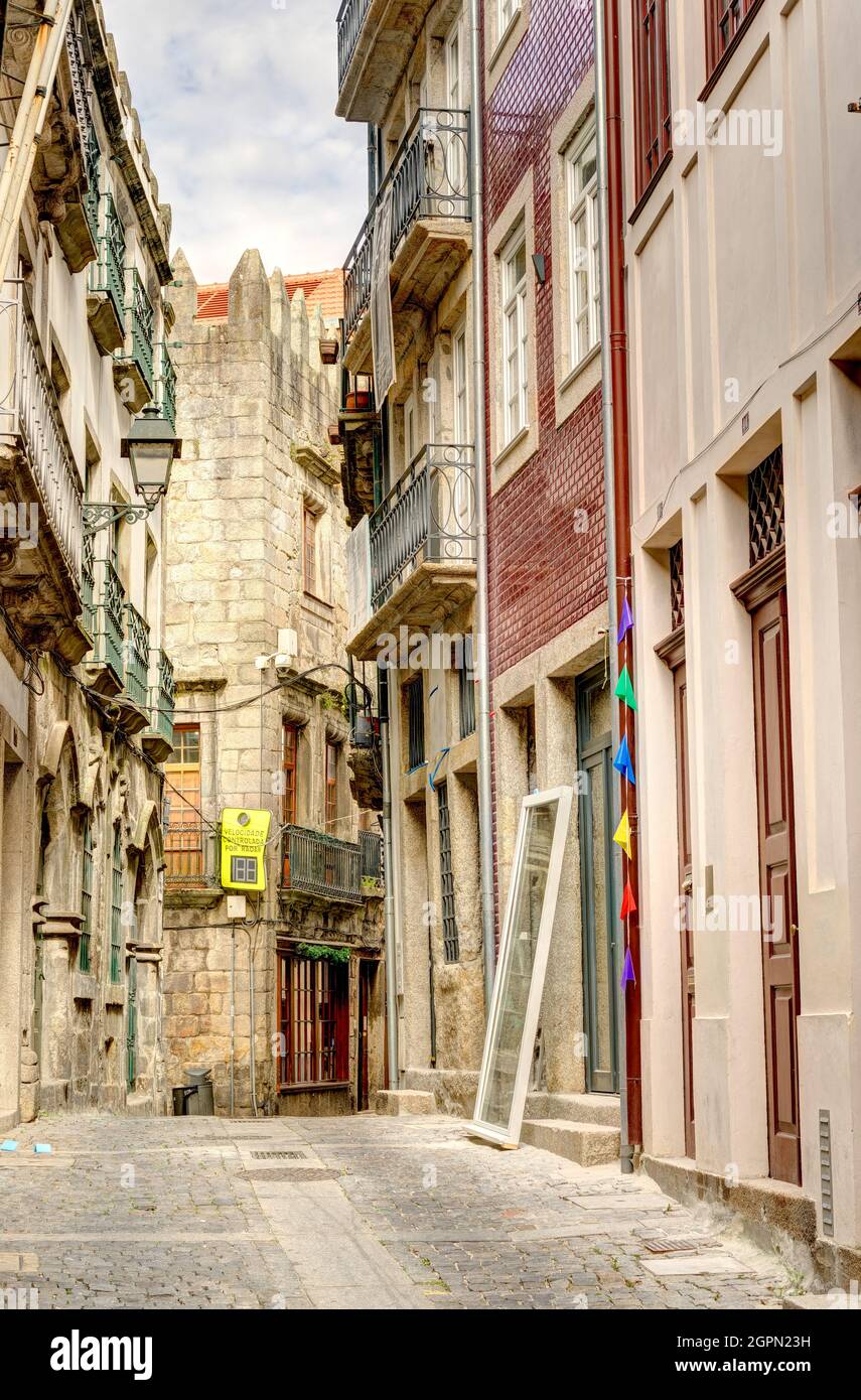 Porto landmarks, Portugal, HDR Image Stock Photo - Alamy