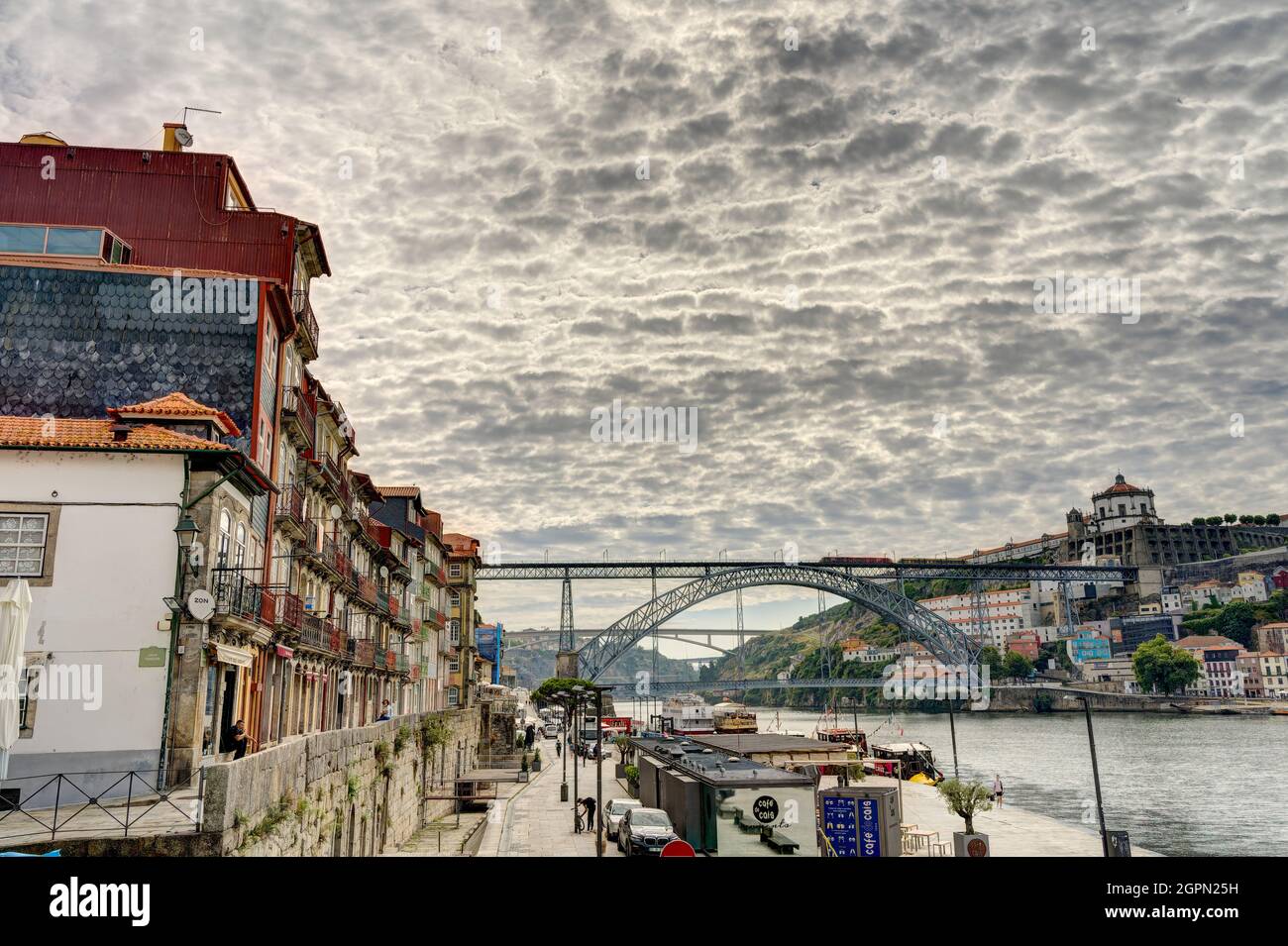 Porto landmarks, Portugal, HDR Image Stock Photo - Alamy