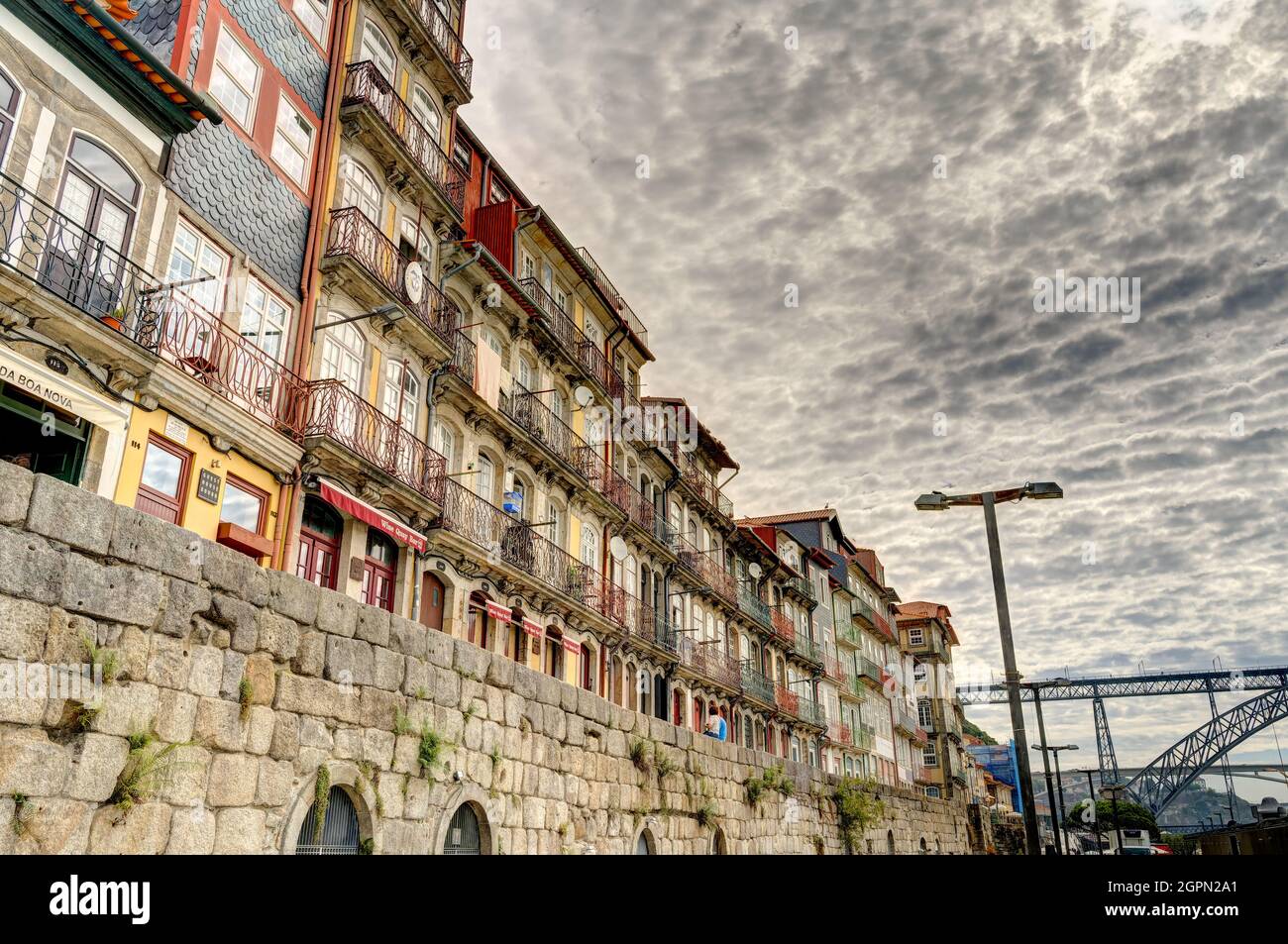 Porto landmarks, Portugal, HDR Image Stock Photo - Alamy