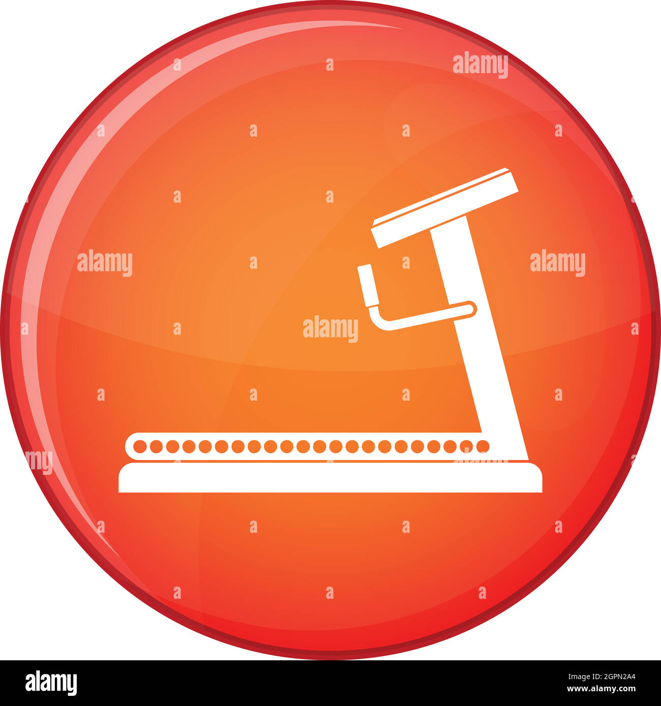 Walking machine gym icon hi-res stock photography and images - Alamy