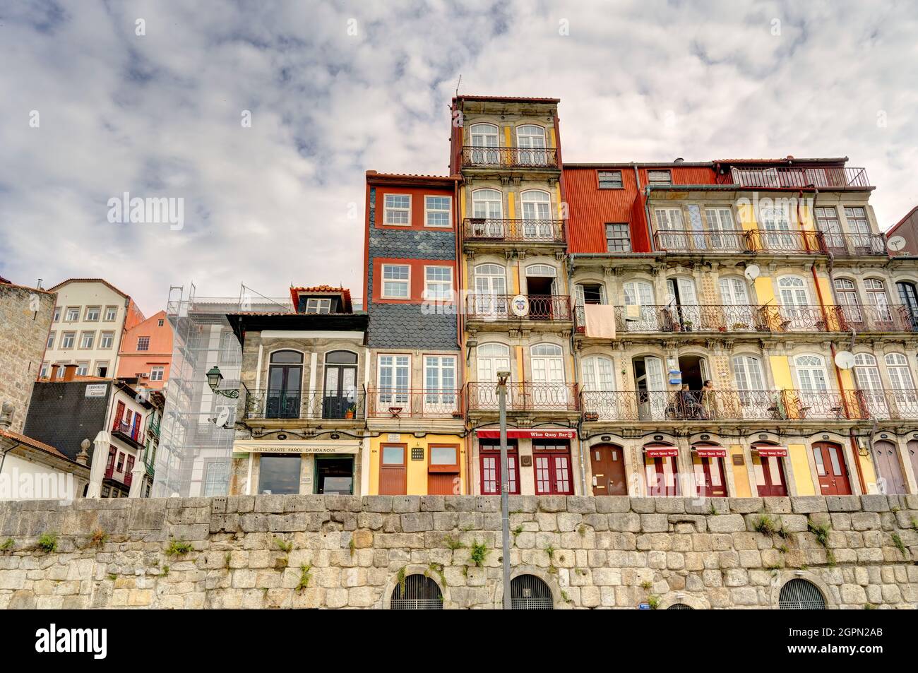 Porto landmarks, Portugal, HDR Image Stock Photo - Alamy