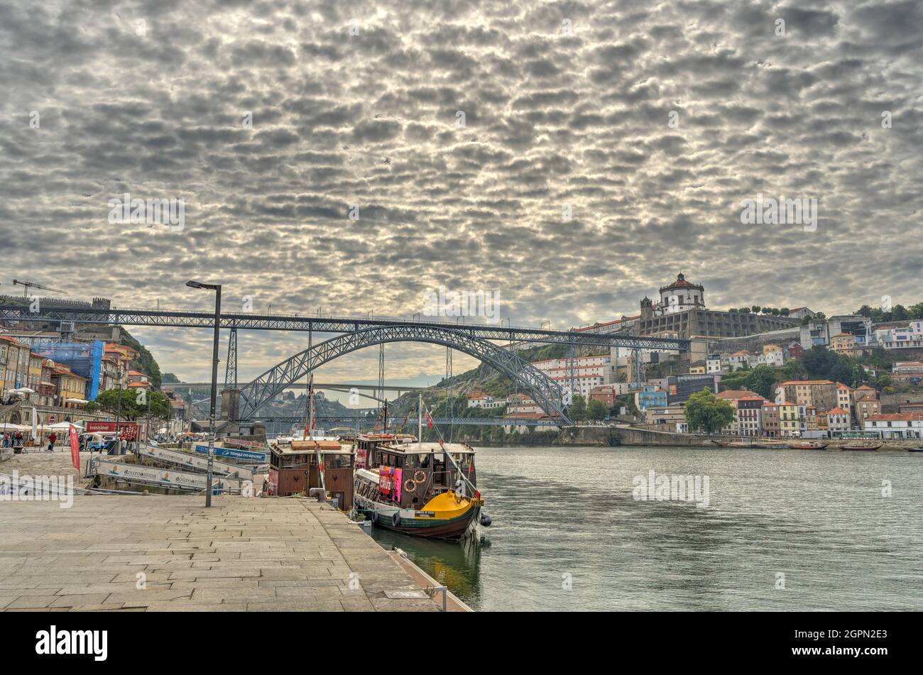 Porto landmarks, Portugal, HDR Image Stock Photo - Alamy