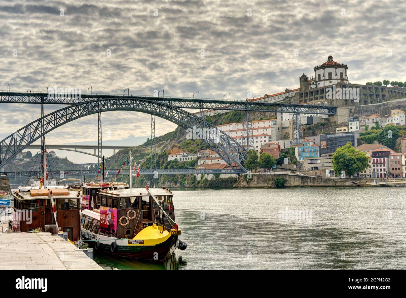 Porto landmarks, Portugal, HDR Image Stock Photo - Alamy