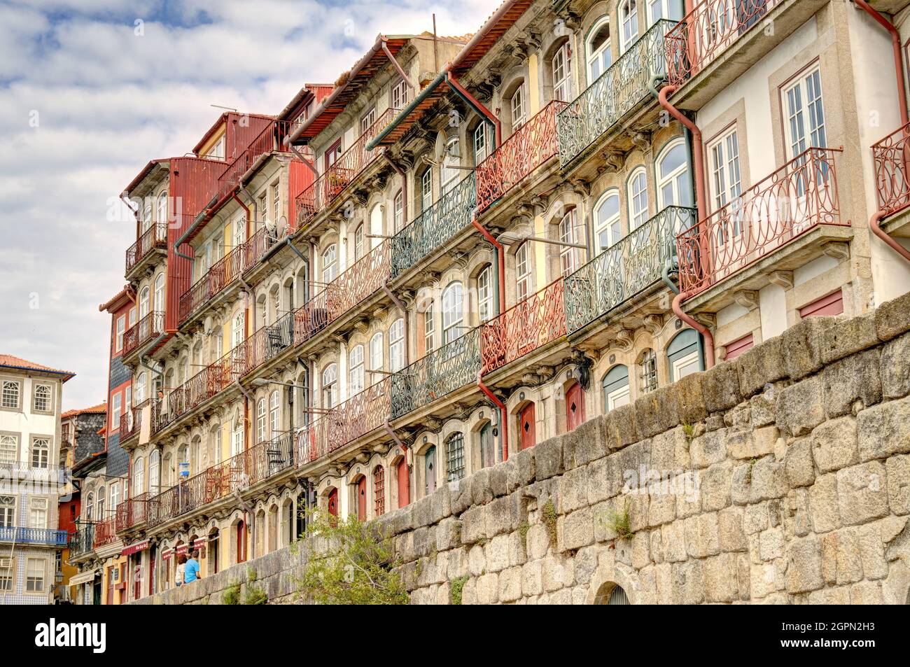 Porto landmarks, Portugal, HDR Image Stock Photo - Alamy