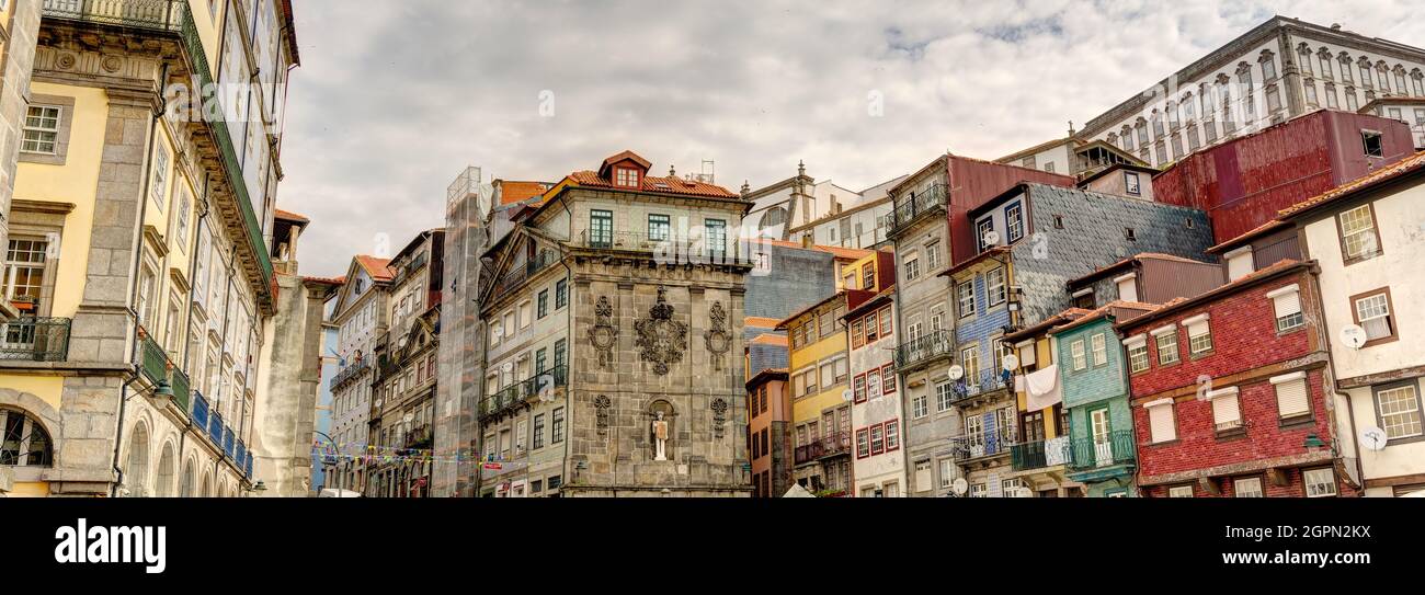 Porto landmarks, Portugal, HDR Image Stock Photo - Alamy