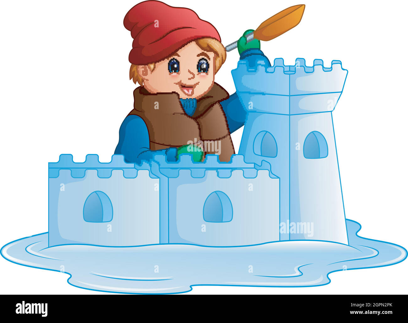 Stronghold and winter Stock Vector Images - Alamy