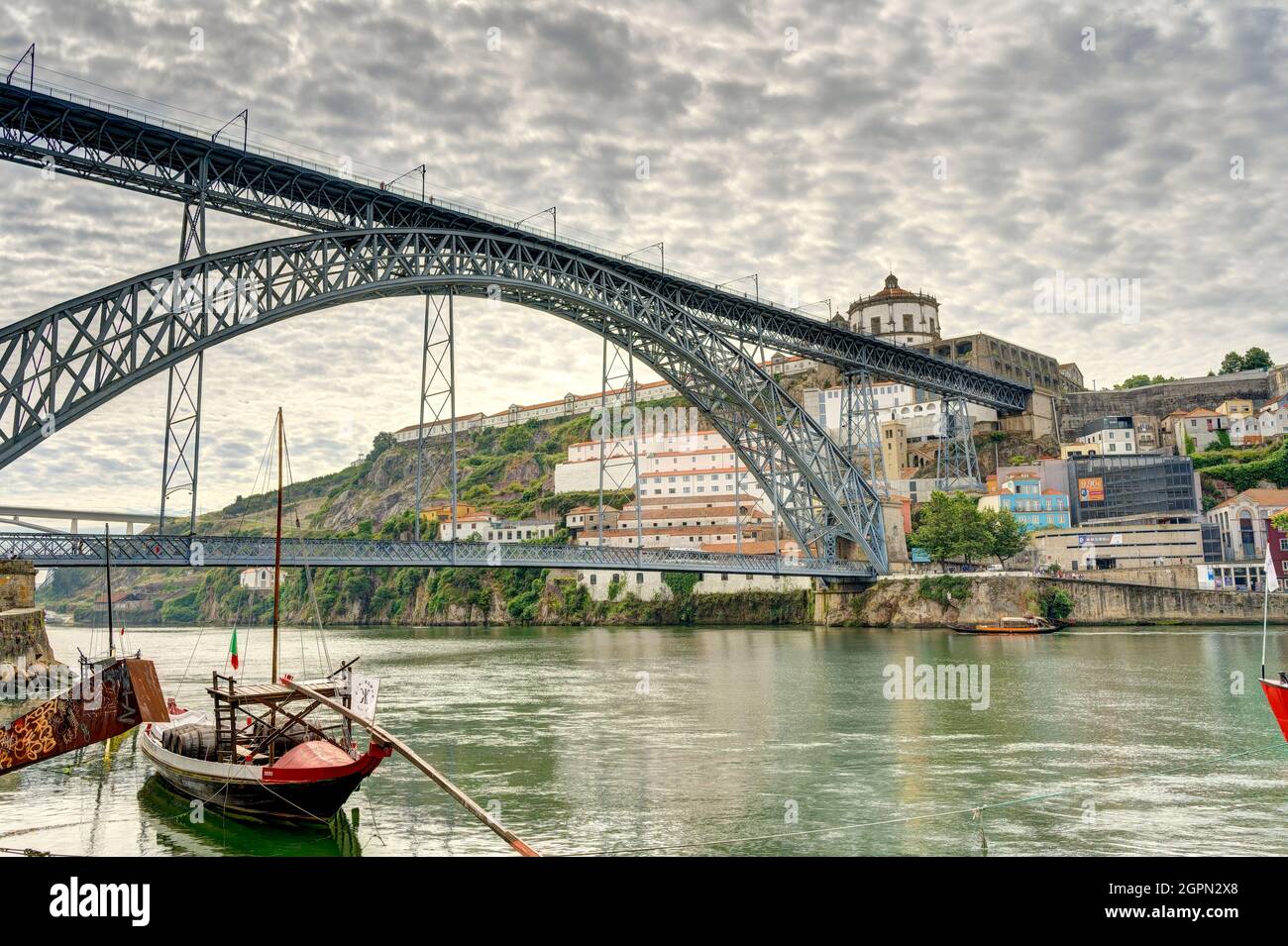 Porto landmarks, Portugal, HDR Image Stock Photo - Alamy