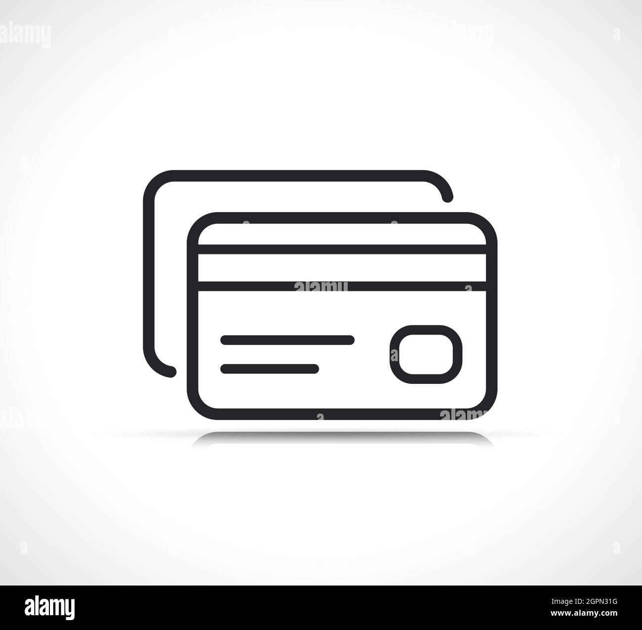 credit card payment line icon Stock Vector Image & Art - Alamy