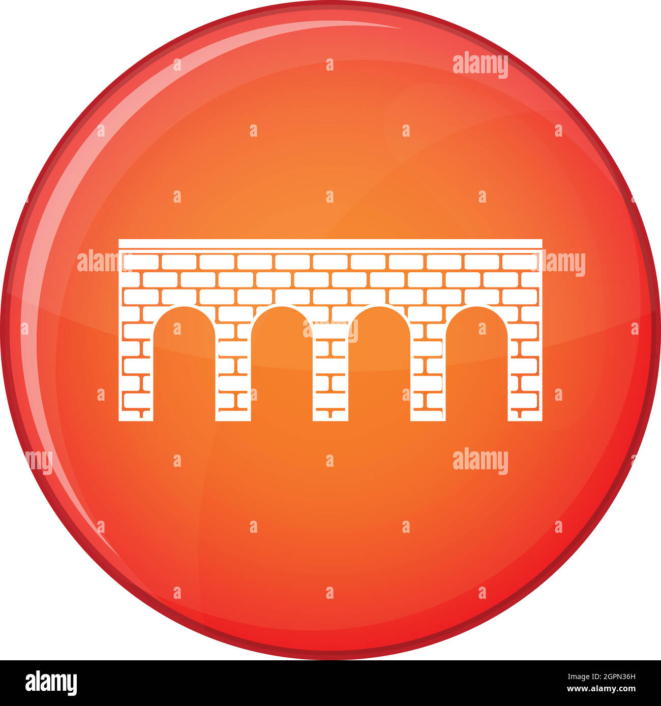 Bridge icon, flat style Stock Vector Image & Art - Alamy