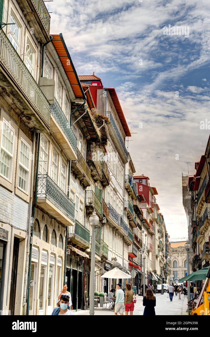 Porto landmarks, Portugal, HDR Image Stock Photo - Alamy