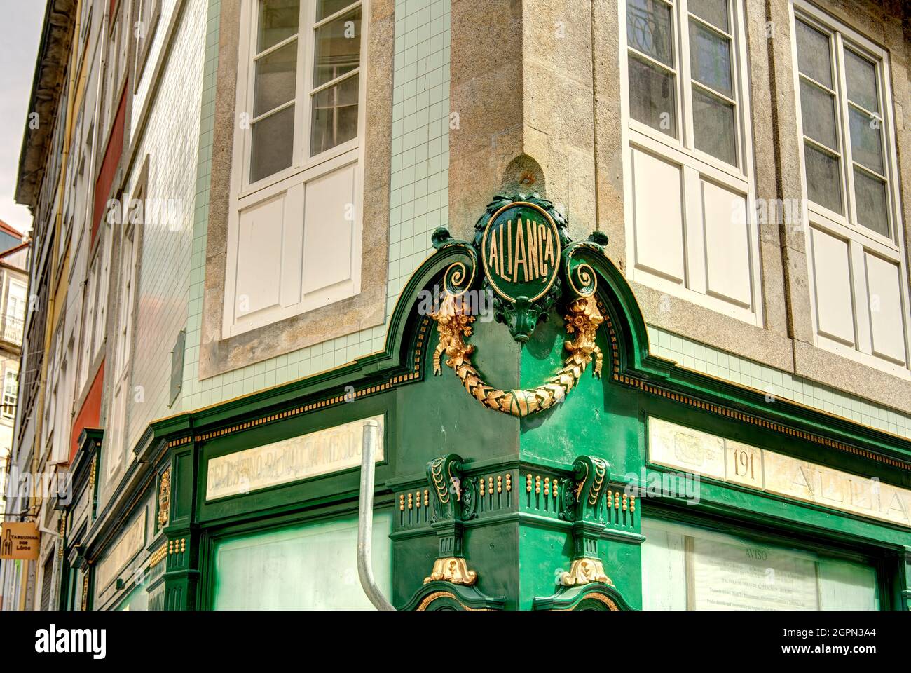 Porto landmarks, Portugal, HDR Image Stock Photo - Alamy