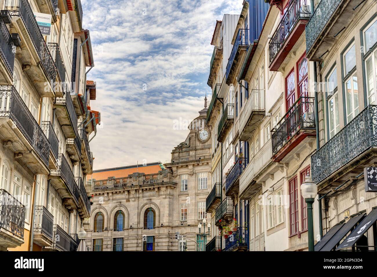 Porto landmarks, Portugal, HDR Image Stock Photo - Alamy