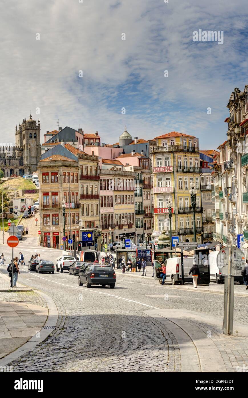 Porto landmarks, Portugal, HDR Image Stock Photo - Alamy