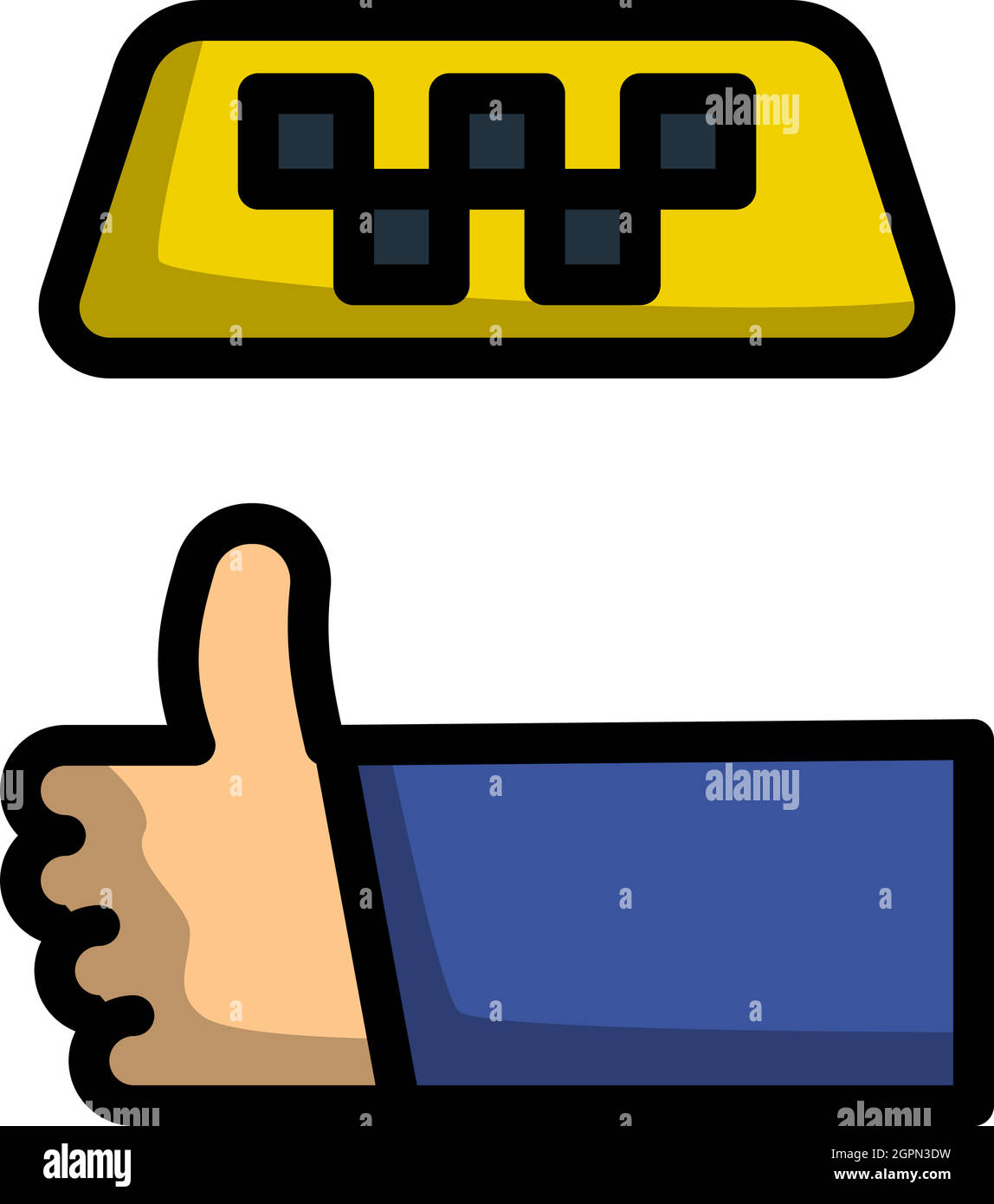 Taxi business man Stock Vector Images - Alamy