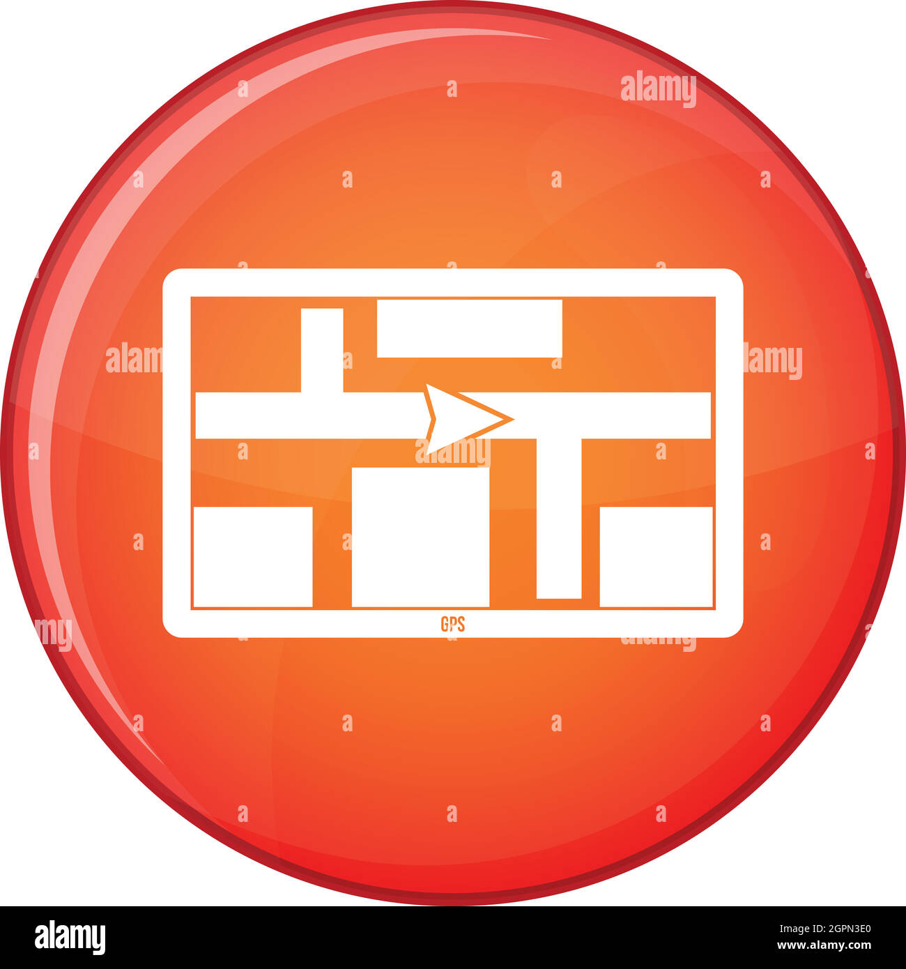 Gps arrow navigation icon hi-res stock photography and images - Alamy