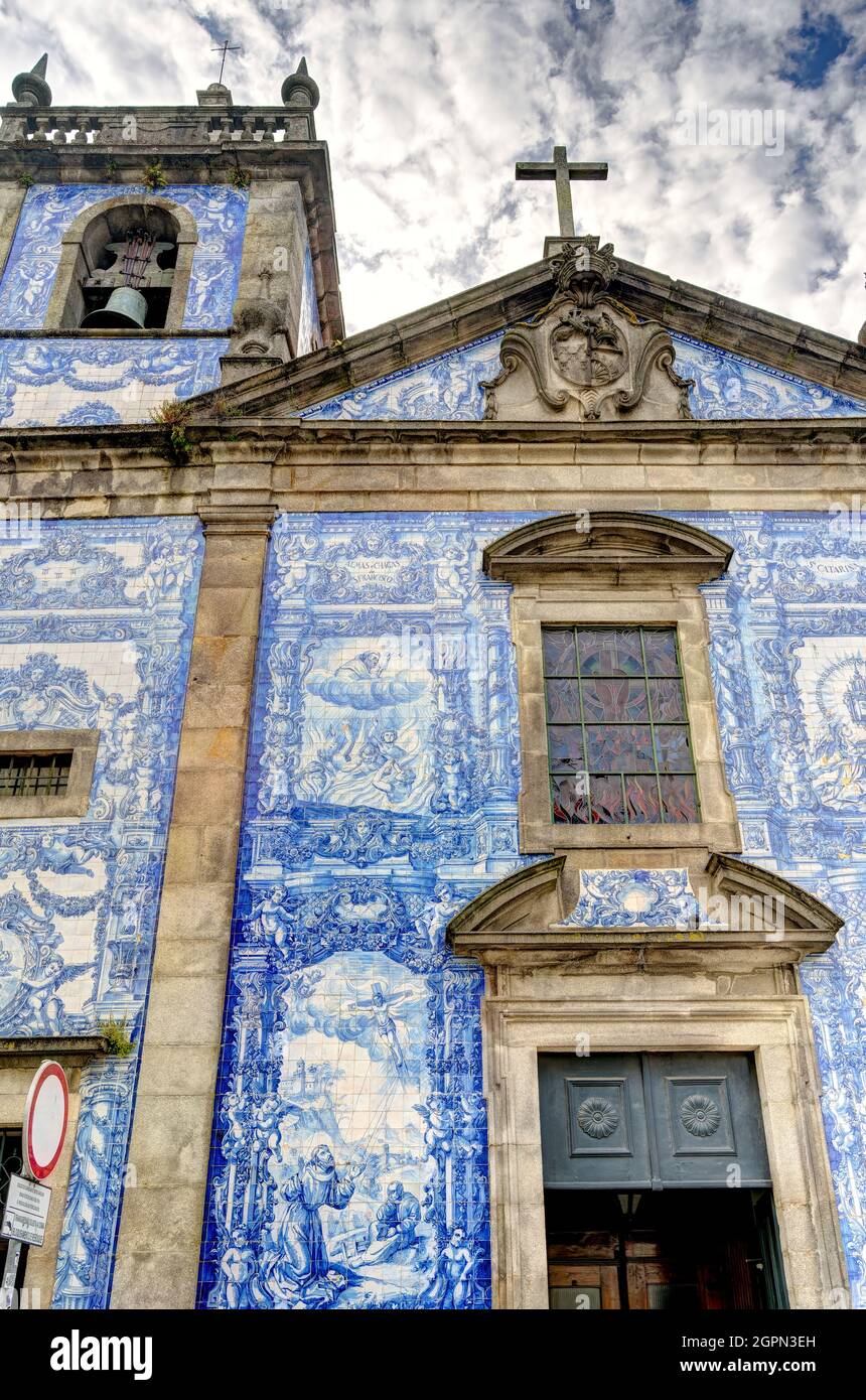 Porto landmarks, Portugal, HDR Image Stock Photo - Alamy