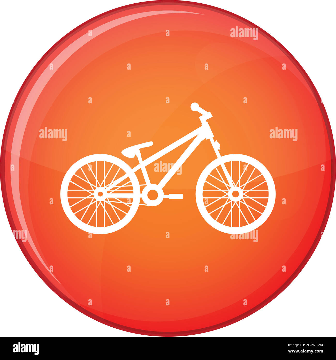 Sign bike icon outline style hi-res stock photography and images - Alamy