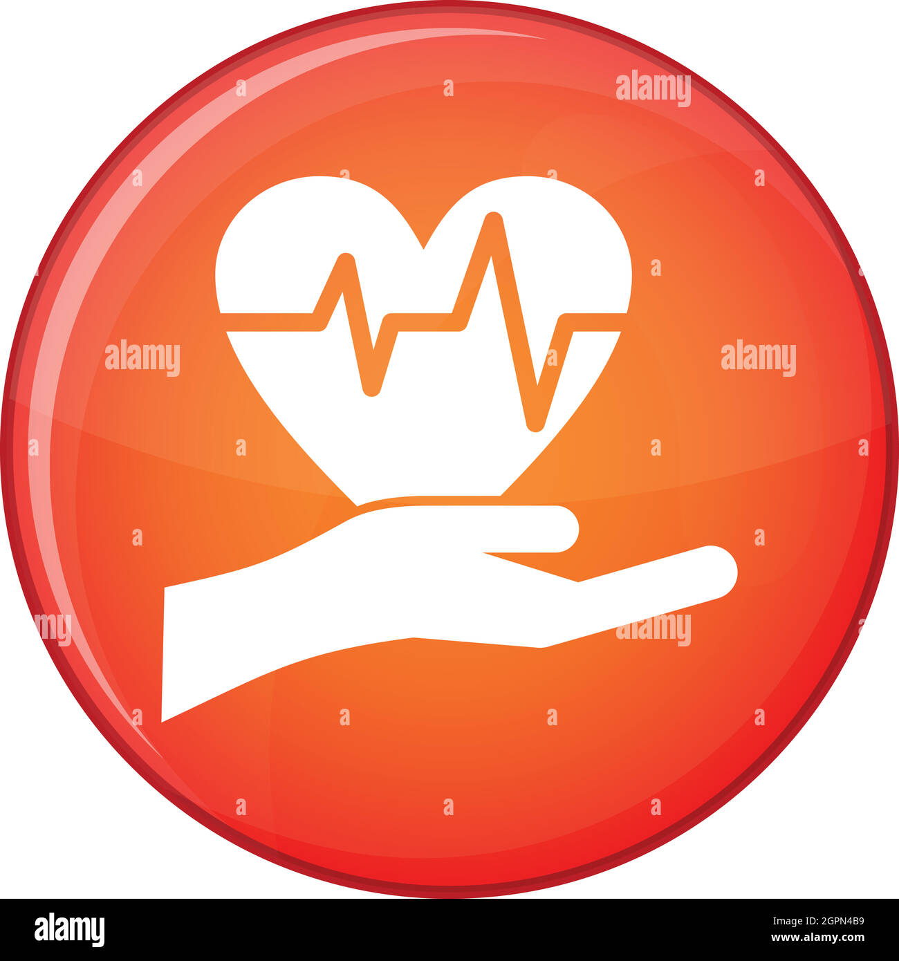 Ecg icon Stock Vector Images - Alamy