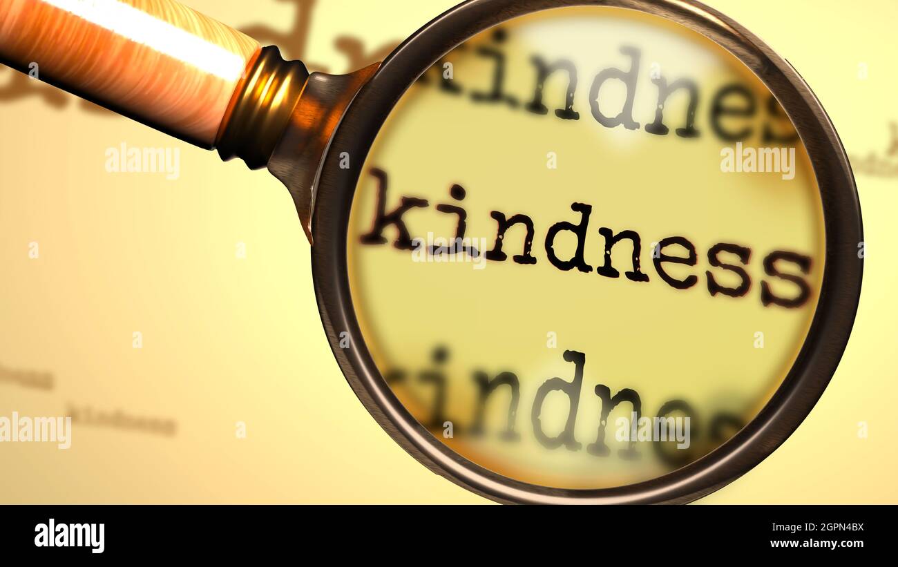 Kindness word hi-res stock photography and images - Alamy
