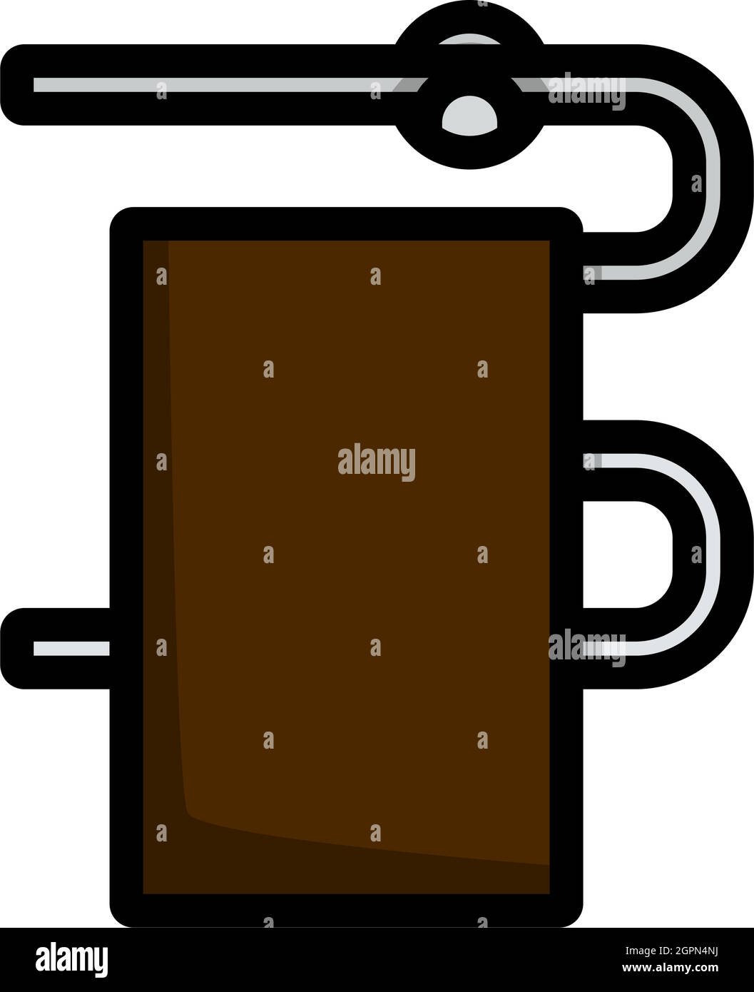 Heated Towel Rail Icon Stock Vector Image & Art - Alamy
