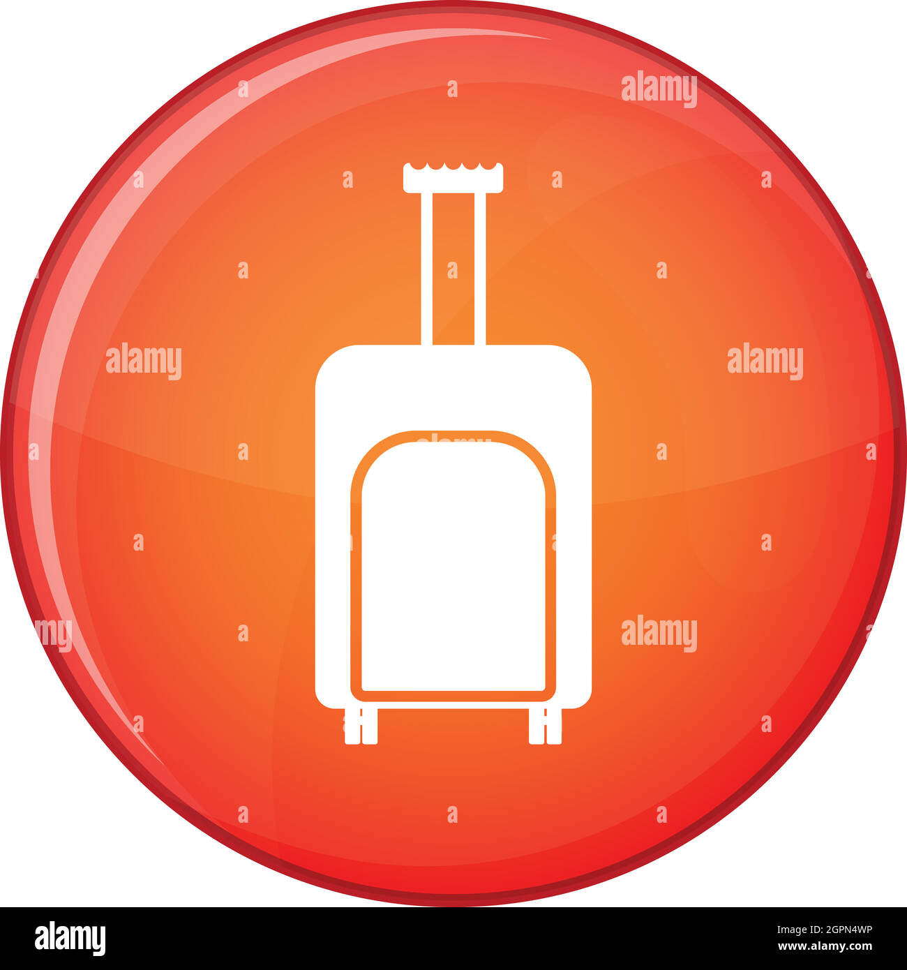 Suitcase travel vacation icon Stock Vector Images - Alamy