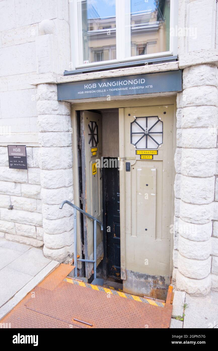 KGB vangikongid, KGB prison cells from the 1940s, Pikk, old town ...