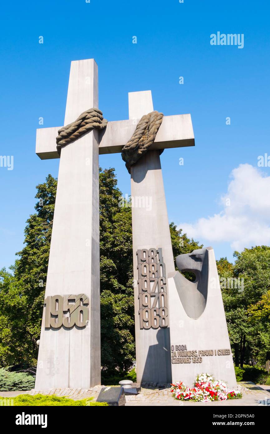 Pomnik Ofiar Czerwca 1956, Poznan 1956 protests or uprising monument ...