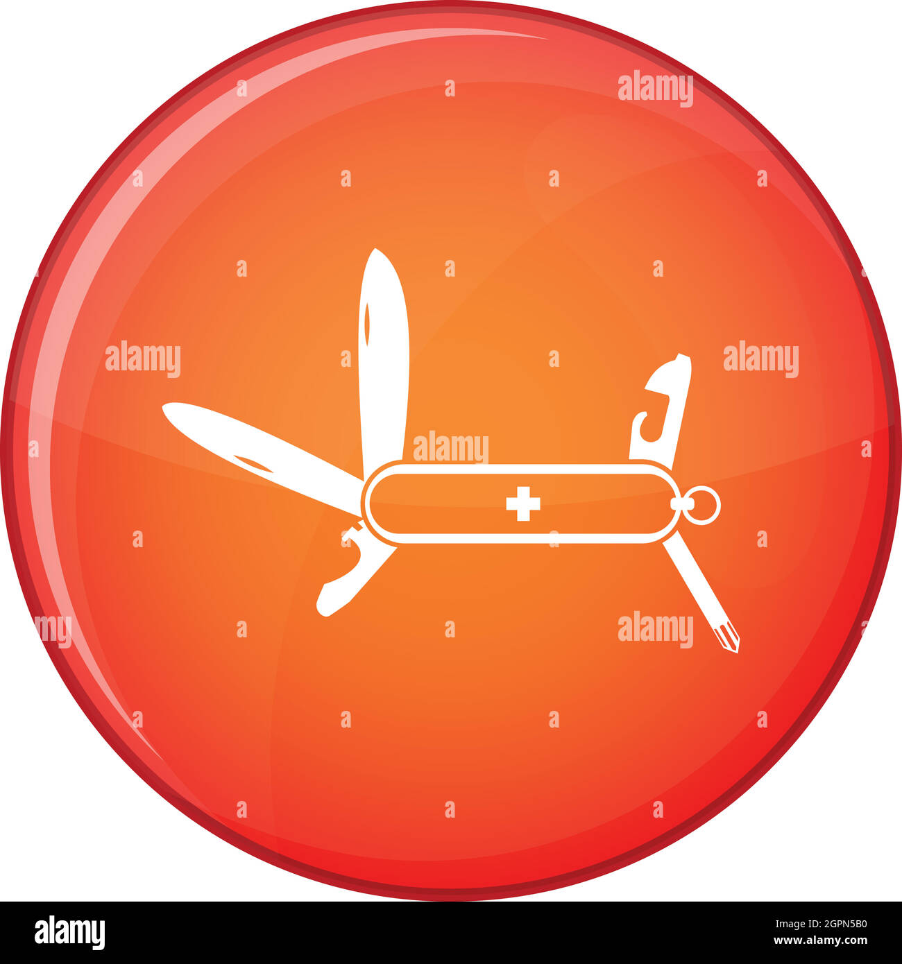 Multipurpose penknife icon Stock Vector Images - Alamy