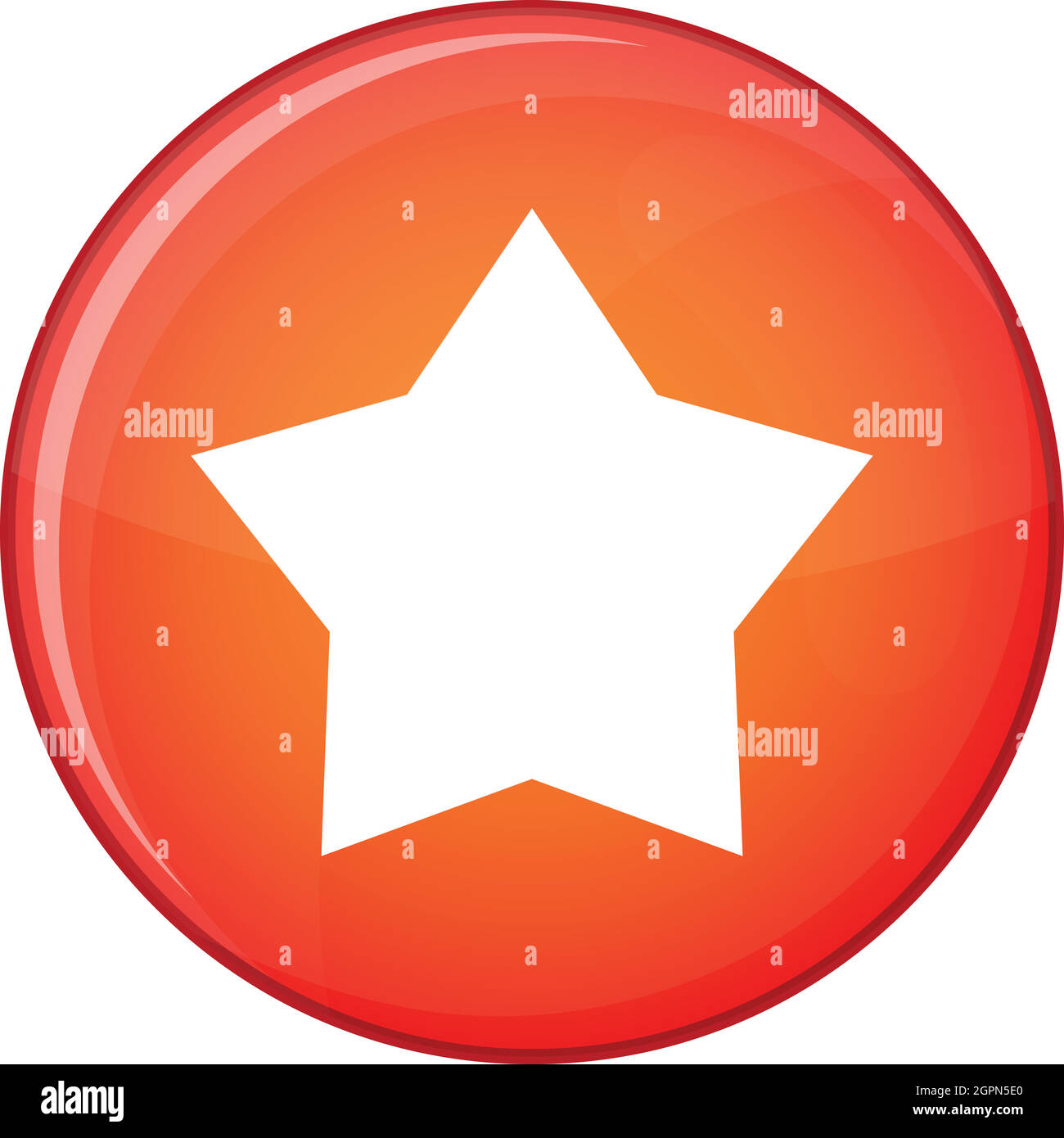 Star icon, flat style Stock Vector Image & Art - Alamy