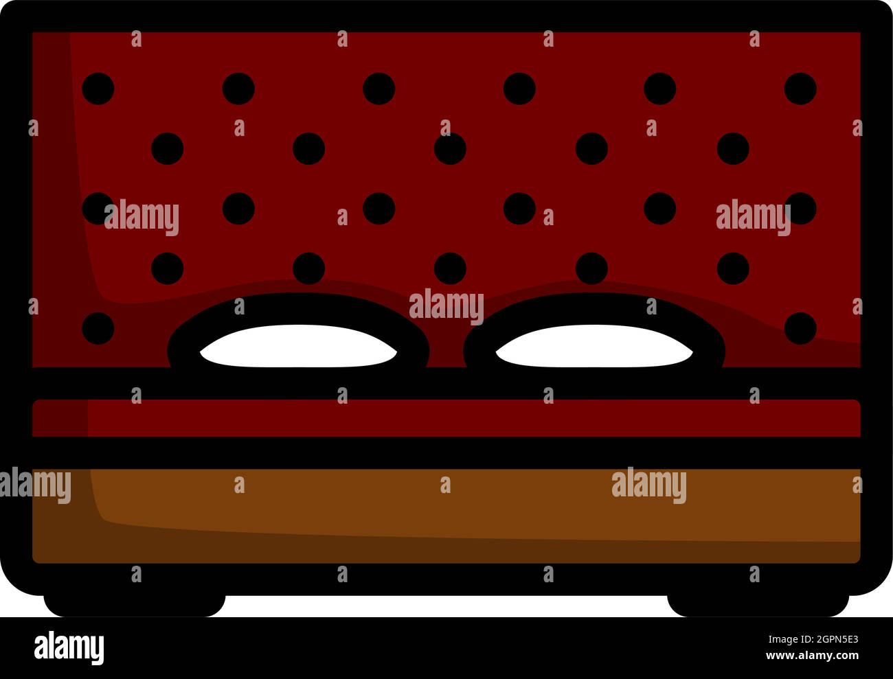 King-size Bed Icon Stock Vector Image & Art - Alamy