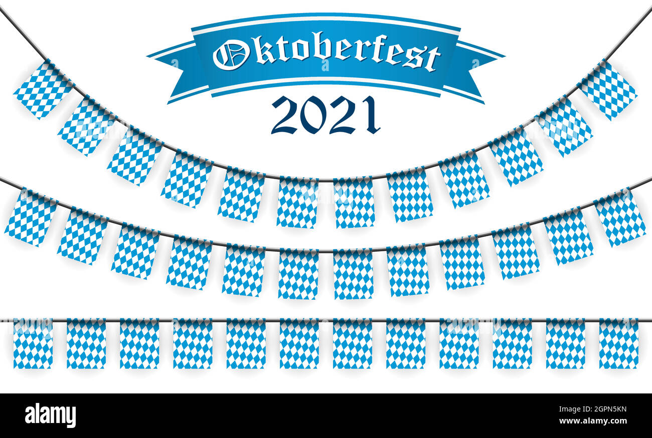 different Oktoberfest 2021 garlands Stock Vector Image & Art - Alamy
