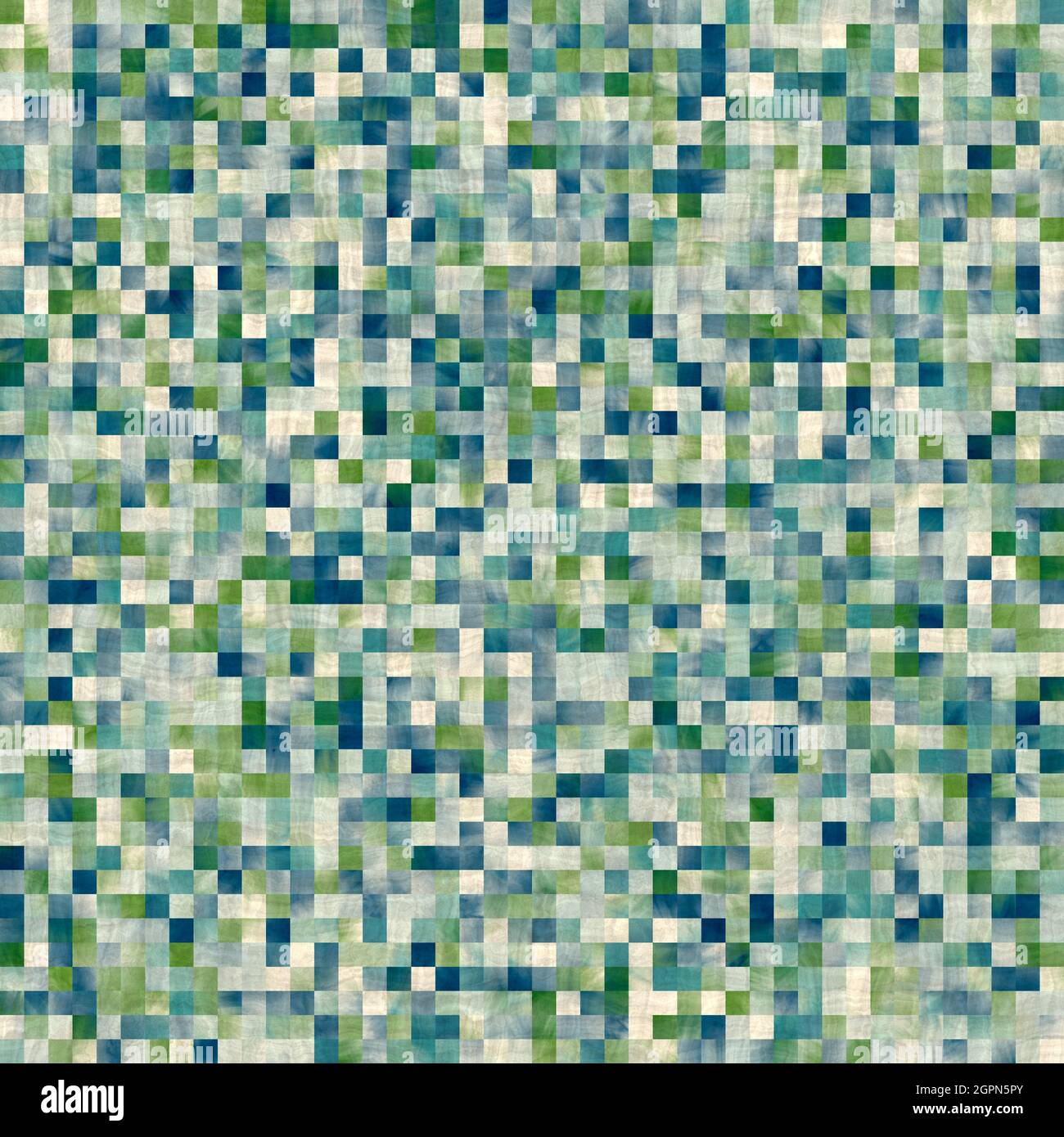 Seamless square tile faux wall mosaic pattern for surface design and ...