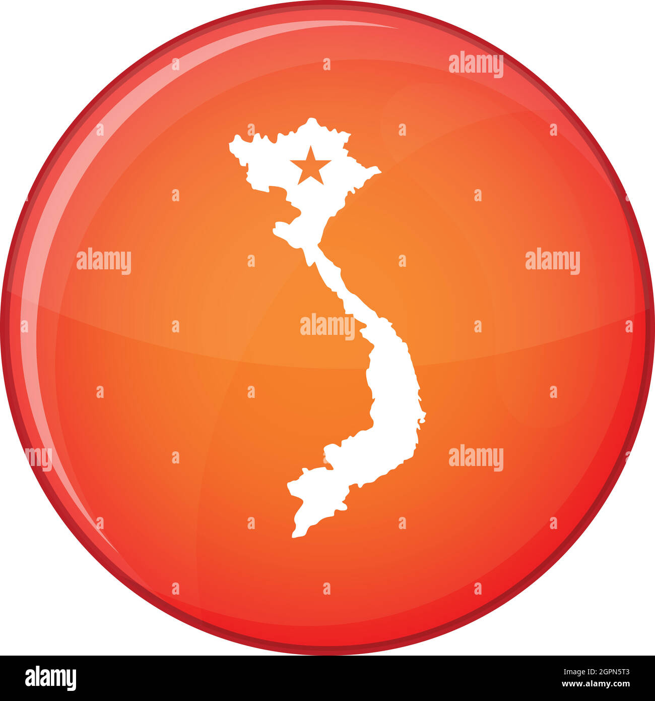 Vietnam map vector Stock Vector Images - Alamy