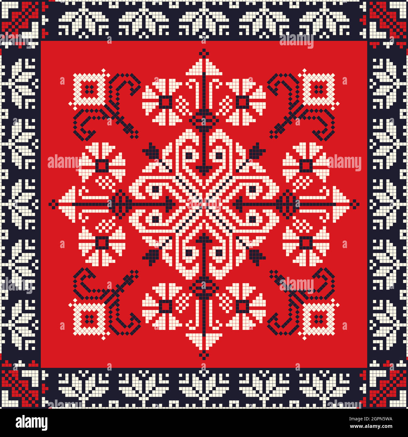 Romanian traditional pattern 190 Stock Vector Image & Art - Alamy