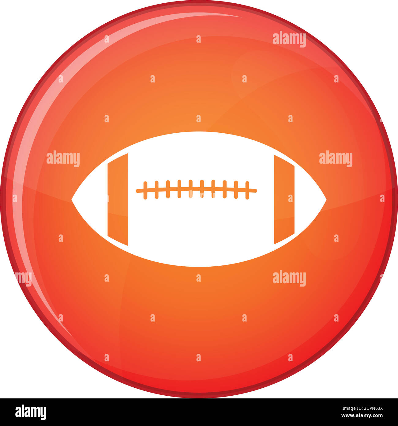Football icon rugby symbol flat Stock Vector Images - Alamy