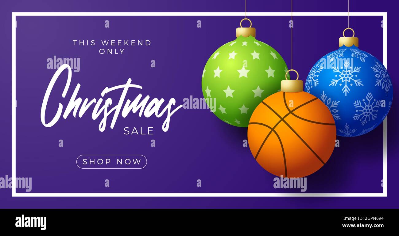 basketball Merry Christmas and Happy New Year luxury Sports greeting ...
