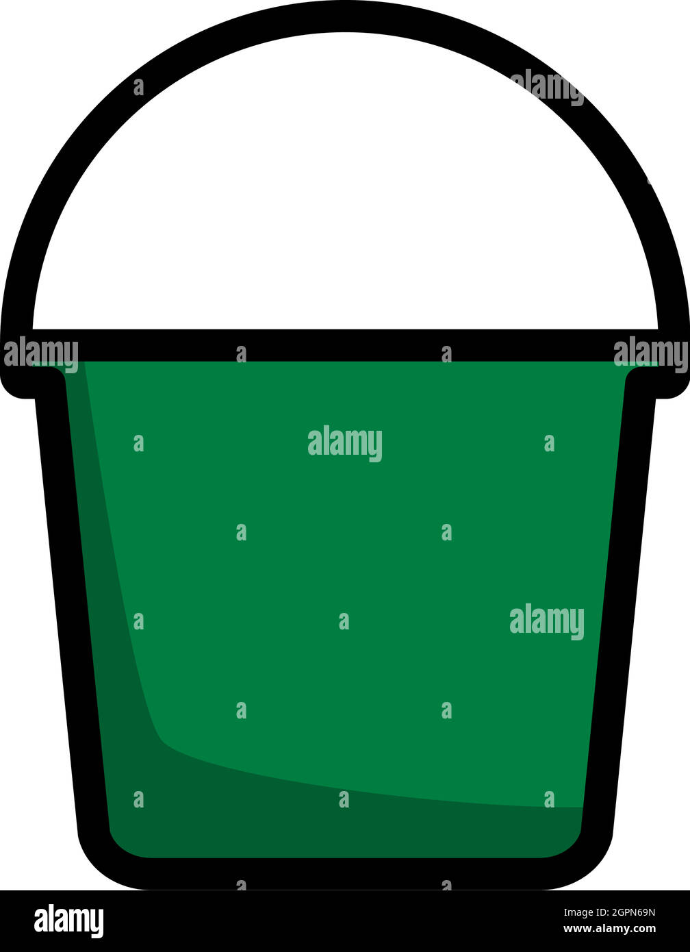 Garden bucket Stock Vector Images - Alamy