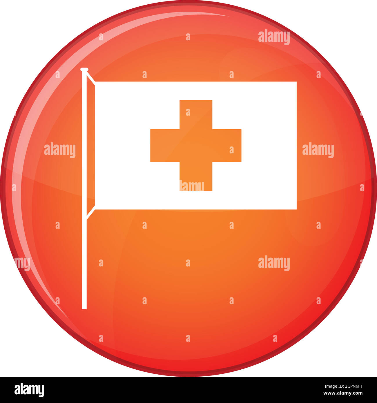 Switzerland flag icon, flat style Stock Vector Image & Art - Alamy