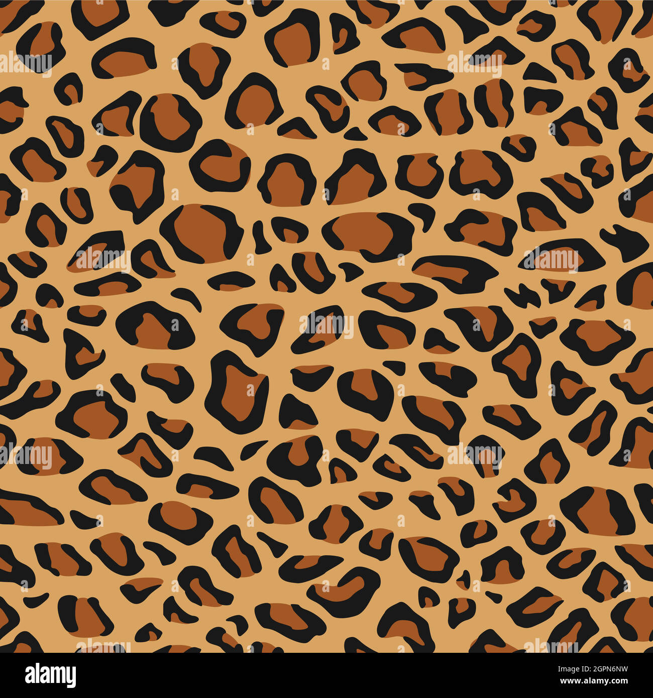 Leopard Spots Seamless Pattern Cheetah Background Animal Skins Print ...