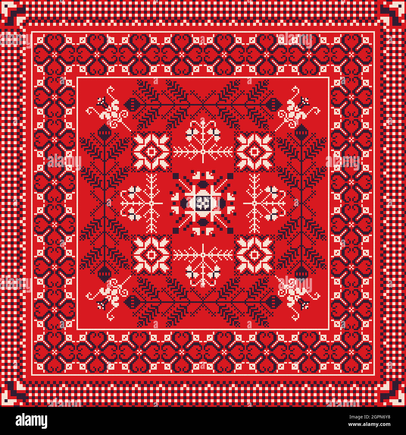 Romanian traditional pattern 215 Stock Vector Image & Art - Alamy
